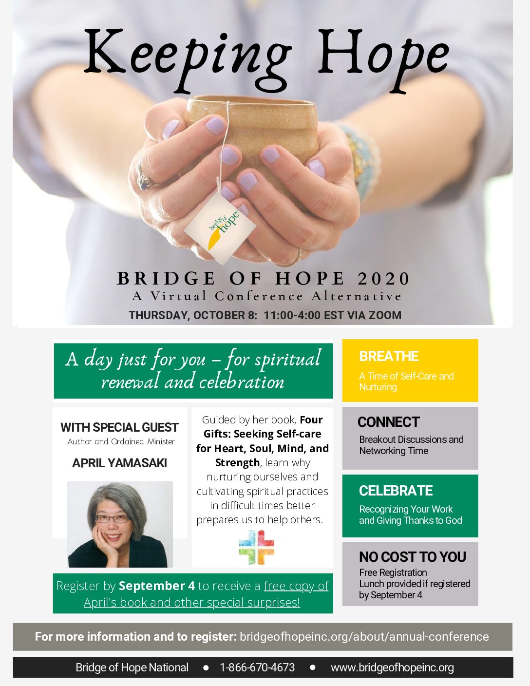 Keeping Hope flier | Bridge of Hope - National